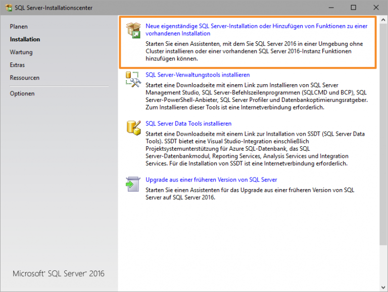 Wie installiere ich einen SQL Server? – Wissensdatenbank